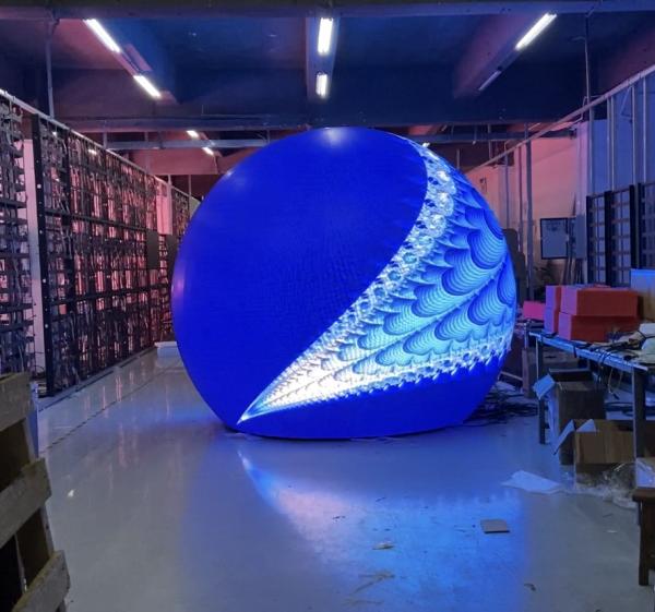 Quality Customized LED Spherical Ball Light Screen LED Video Sphere Screen Display for sale