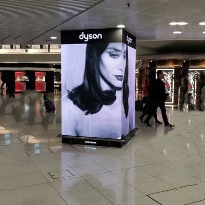 China Indoor P3 Cube LED Display Pillar Stage Column LED Concert TV Wall for sale