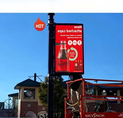 Китай 640*1280 мм Двусторонний светодиодный дисплей Наружный уличный экран с подсветной панелью продается