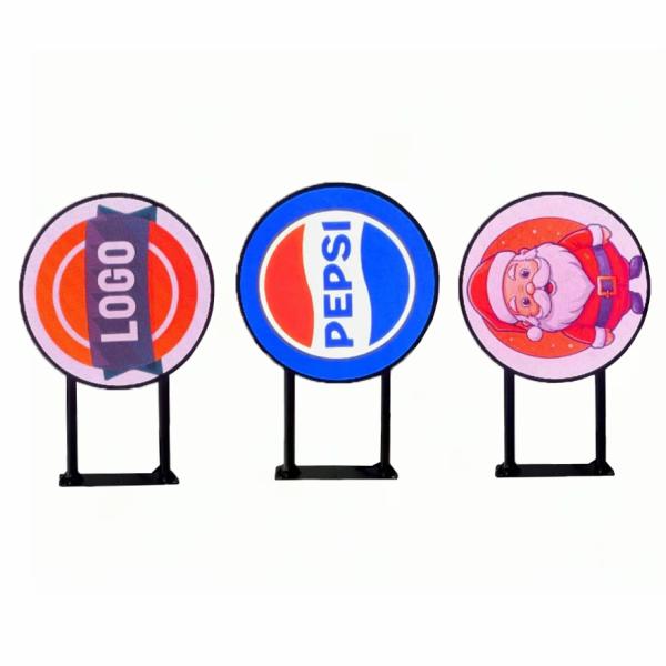 Quality Round Led Display Double Sided led display P4.28 LED Screen Dia-600mm Circular for sale