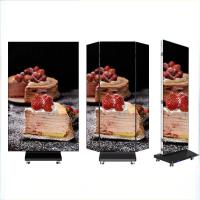 China LED vertical advertising screen Mirror LED screen Foldable LED screen for sale
