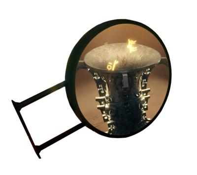 China Creative Led Display Circular Round LED Logo Board P4.28 Eye-Catching Design High Visual/ Advertising Effect Led Screen for sale