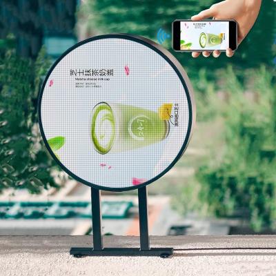 Chine Écran LED circulaire créatif pour logo, P4.28, design accrocheur, effet visuel/publicitaire élevé à vendre