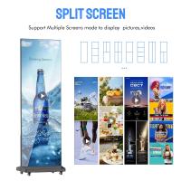 China P1.86 Foldable LED poster screen LED Poster Display for sale