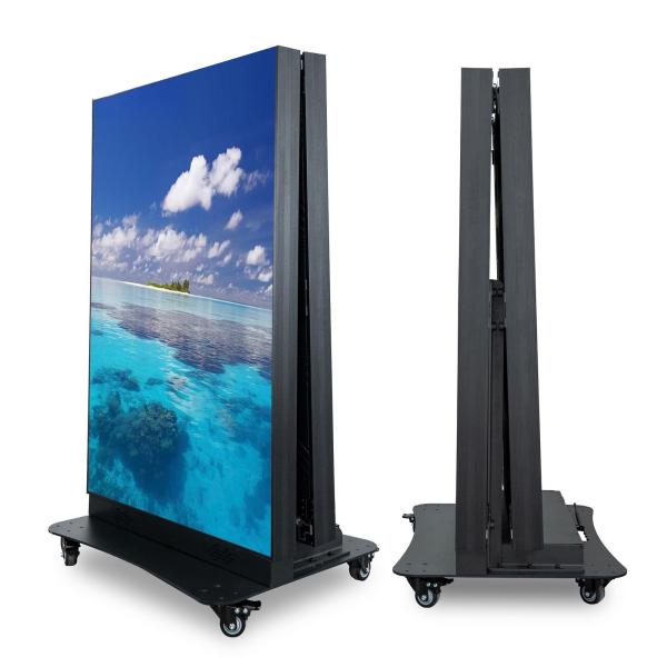 Quality P2.5 Foldable LED poster screen LED Poster Display for sale