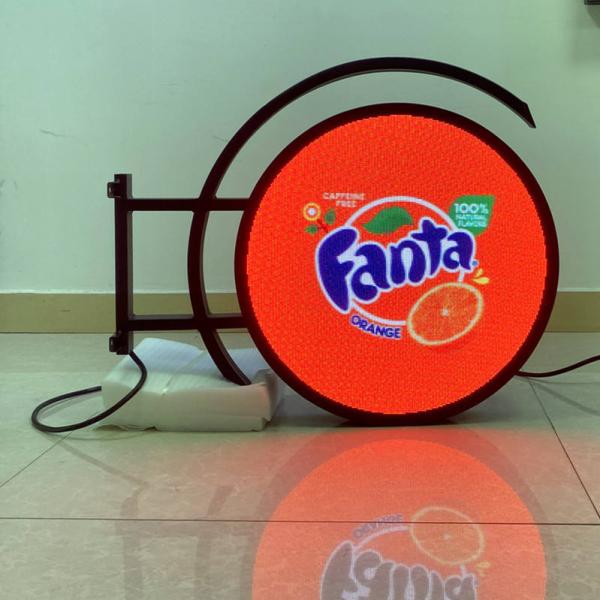Quality Double-Sided Waterproof P4 LED Display Outdoor Circular LED Screen for sale