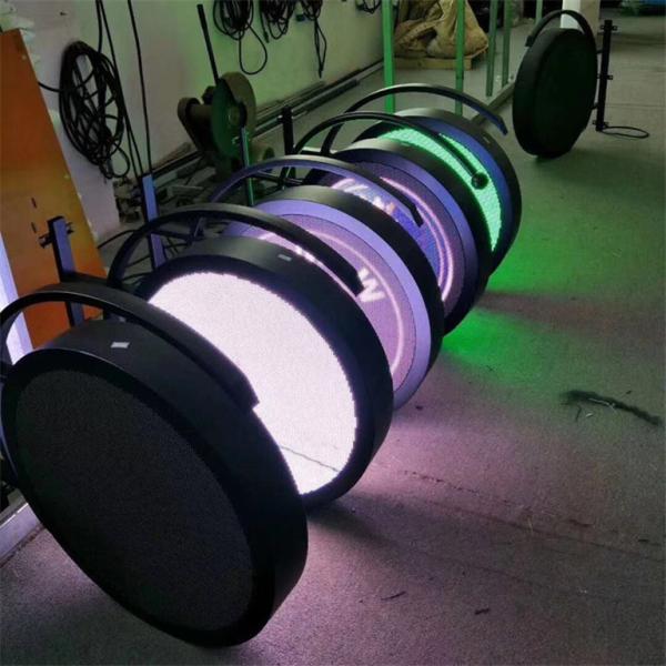 Quality Double-Sided Waterproof P4 LED Display Outdoor Circular LED Screen for sale