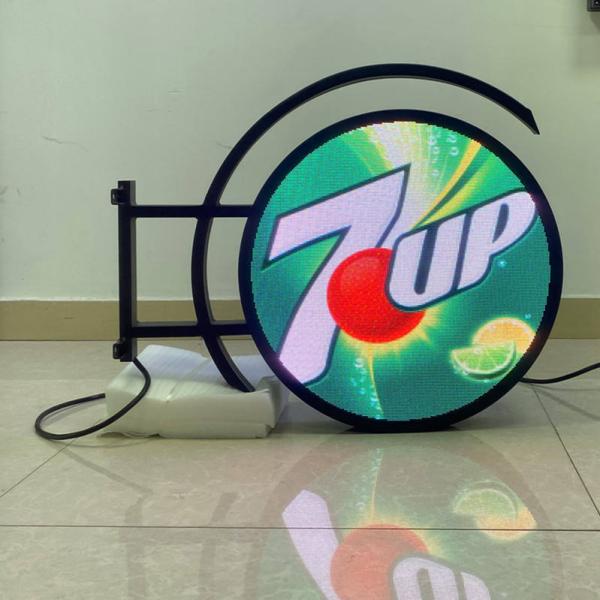 Quality Double-Sided Waterproof P4 LED Display Outdoor Circular LED Screen for sale