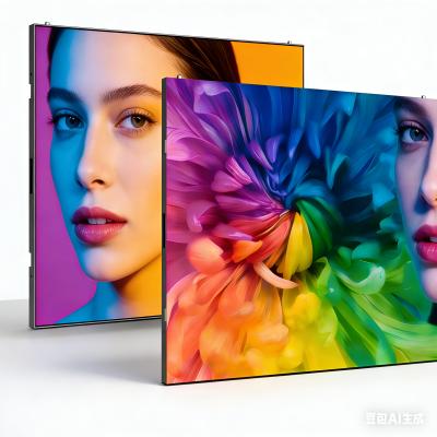 China Indoor P1.95 Ultra-Thin LED Advertising Display Full Color Double sided LED display for sale