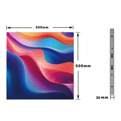 China Indoor ultra-thin double-sided LED screen for sale