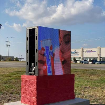 China Outdoor Signs Double Sided Advertising Led Display Screen for Car Wash for sale