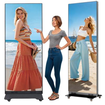 China P2.5 Foldable LED poster screen for Indoor advertising for sale