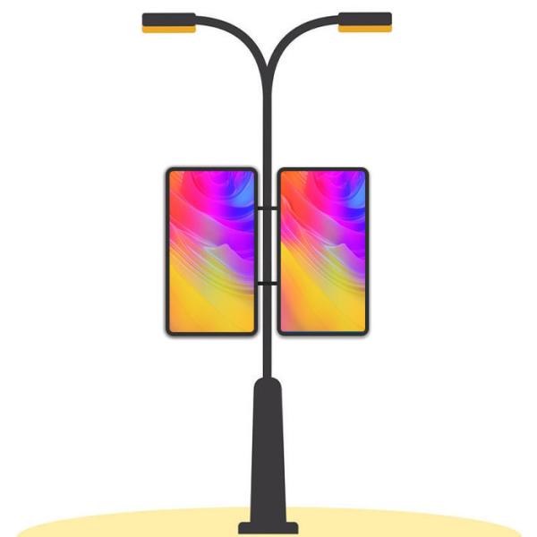 Quality Outdoor Street Light Pole LED Display for sale