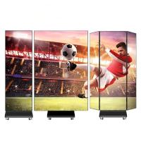 Quality Tri Fold Poster Led display Foldable led Screen Double Sided led dispaly for sale