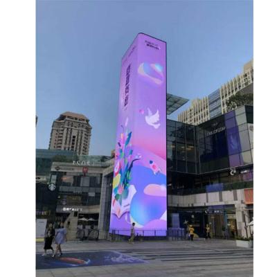 China outdoor right angle led display 90 Degree Right-angle LED Display Screen for sale