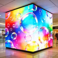 Quality Right Angle Led Video Wall Display P2.5 Curve Led Screen for Shopping Malls for sale