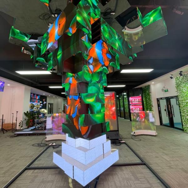 Quality Right Angle Led Video Wall Display P2.5 Curve Led Screen for Shopping Malls for sale