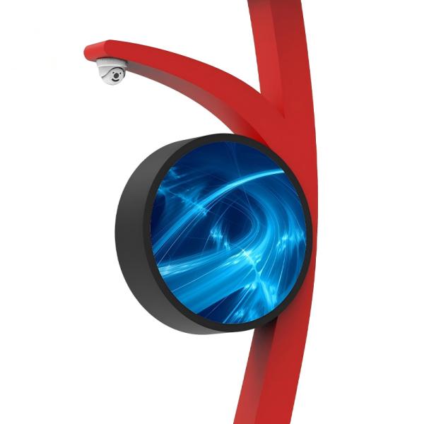 Quality Waterproof outdoor Round LED Display |Creative Circular LED Sign for Café for sale