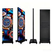 Quality Dual-Sided Foldable LED Poster/Standing LED Advertising Screen for sale