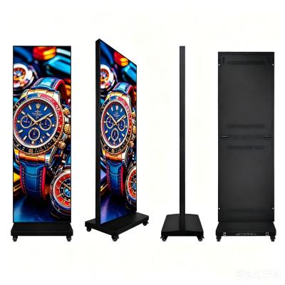 China Dual-Sided Foldable LED Poster/Standing LED Advertising Screen for sale