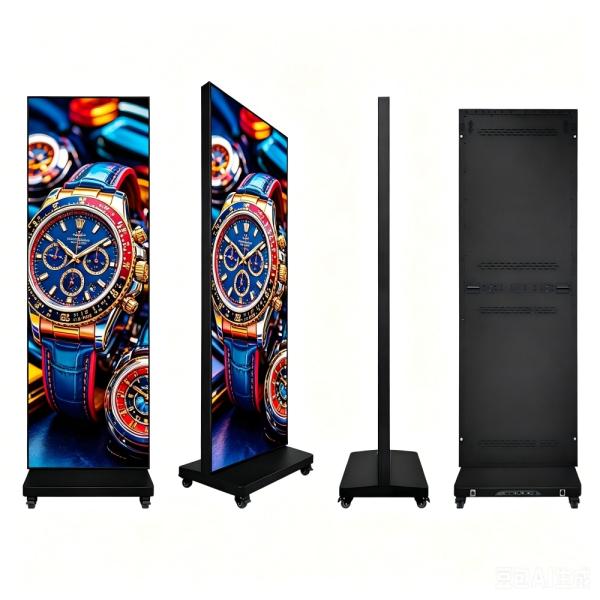 Quality Dual-Sided Foldable LED Poster/Standing LED Advertising Screen for sale