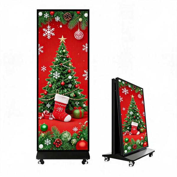 Quality Dual-Sided Foldable LED Poster/Standing LED Advertising Screen for sale