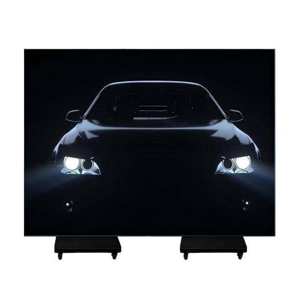 Quality Tri-fold LED Poster Display | Dual-Sided Foldable LED Standing Signage for sale