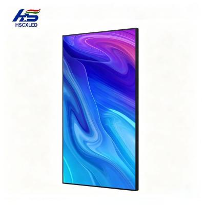 China HSCXLED Dual Sided Digital Signage LED Display, Ultra Slim Hanging LED Advertising Screen for Retail Window and Shopping Mall for sale