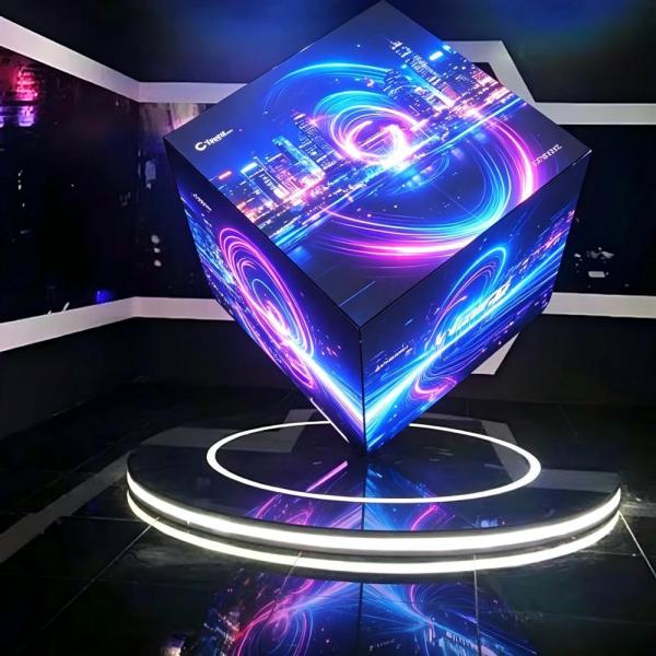 Quality Cube LED Display/Rubik's Cube LED display screen/Cube led video display for sale