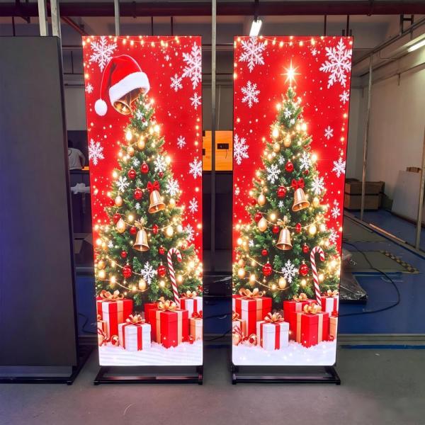 Quality New LED poster display/ultra light poster LED screen for sale