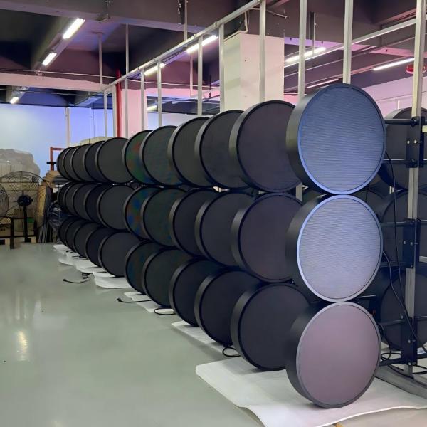 Quality Double sided round logo led sign display |Circle LED Sign for sale