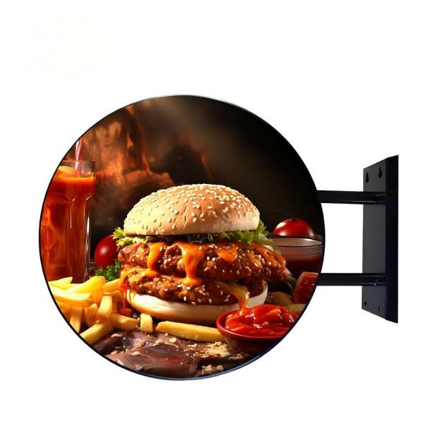 Quality Double sided round logo led sign display |Circle LED Sign for sale