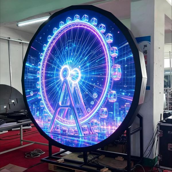 Quality P3 Custom Round LED Display/ Outdoor Round LED Screen for sale