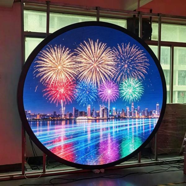 Quality P3 Custom Round LED Display/ Outdoor Round LED Screen for sale