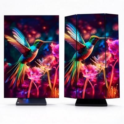 China Tri-fold LED Poster Display for sale