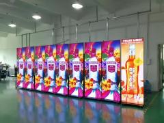 Display um LED, portátil numérique, personalizado, schermo vídeo
