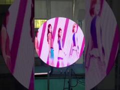 Round led display