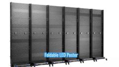 P2.5 Foldable LED poster screen for Indoor advertising