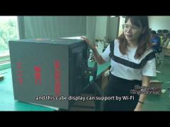 Indoor Advertising Led Display Screen Board P2.5 Magic Programmable 3d Led Cube Display
