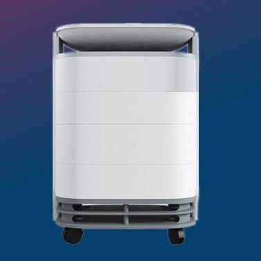 China Living room air purifier Ivory white portable air filter Applicable Area 30㎡-60㎡ remote control for sale