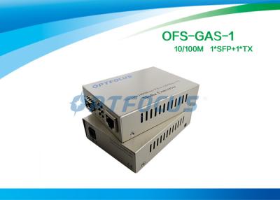 China 10/100/1000M Gigabit Sfp Media Converter With 256K External Power One SFP GE Slot for sale