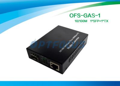 China 10/100/1000M Gigabit Sfp Media Converter With 256K External Power One SFP GE Slot for sale
