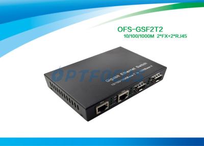 Cina Commutatore 10/100mbps di Gigabit Ethernet di 2 porti in vendita