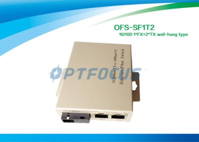 China Silver Single Mode Fiber Optic Switch , performance optical fibre switch Wall Hung TYPE for sale