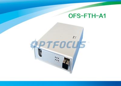 China FTTH Mini Fiber Optic Terminal Box 3 SC / FC / ST Adapor 6 LC Pigtails for sale