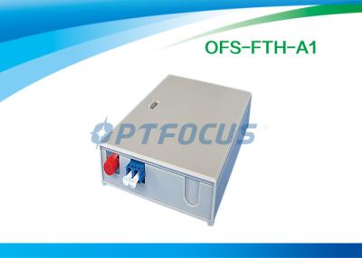 China FTTH Mini Fiber Optic Terminal Box 3 SC / FC / ST Adapor 6 LC Pigtails for sale