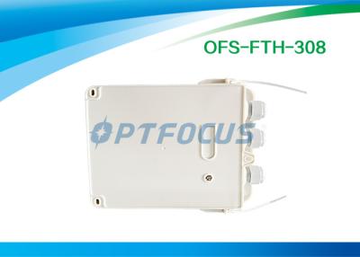 China IP 65 Optical Passive Fiber Termination Box FTTH 16 SC Adapter 1:8 PLC Splitter Indoor Plastic Boxes for sale