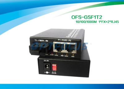 China 10 / 100 / 1000M Half Duplex rj45 Switch Fiber Optic Cat. 5 UTP cable without module for sale