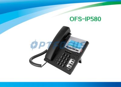 セリウム POE IP の電話は、3 つの方法 SIP 電話サービス HD 802.3af 128x48 のバックライトの活字を手で組みました