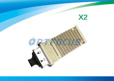 China Fiber Optical Single Mode Transceiver DDM x2-10gb-sr 10gbase-sr x2 module +3.3V Duplex for sale